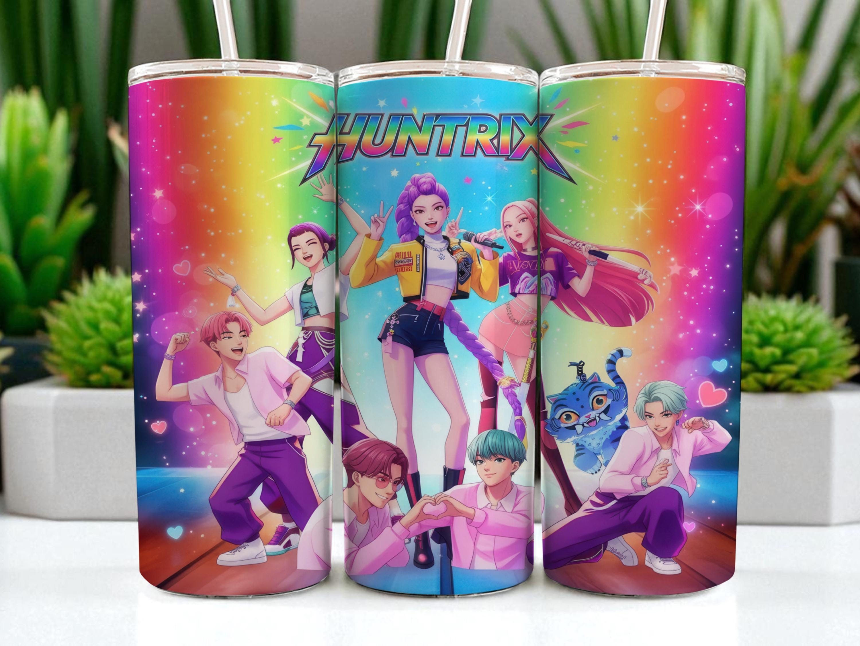 Kpop Chibi Demon Hunters Tumbler Wrap: 20oz Sublimation Design (digital ...