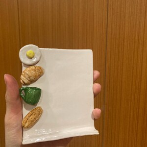 Large Handmade Customizable Ceramic Fridge Magnet With Magnetic Pen ...