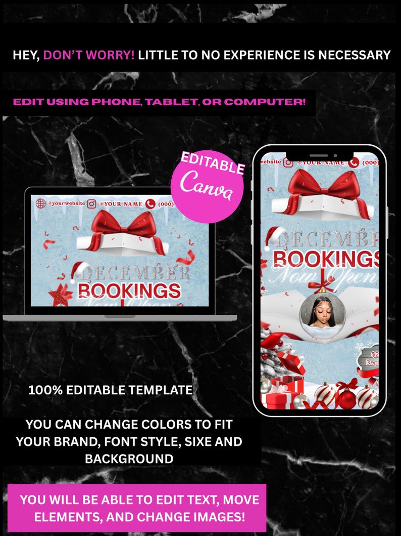 Christmas Flyer Template | December Special Booking Flyer | Holiday ...