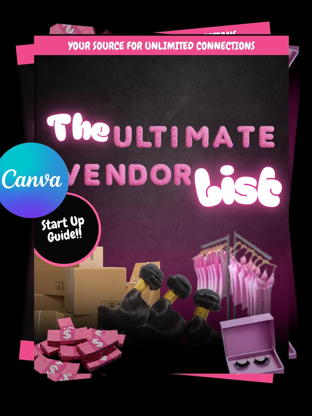 Vendor List Cover Page - Etsy