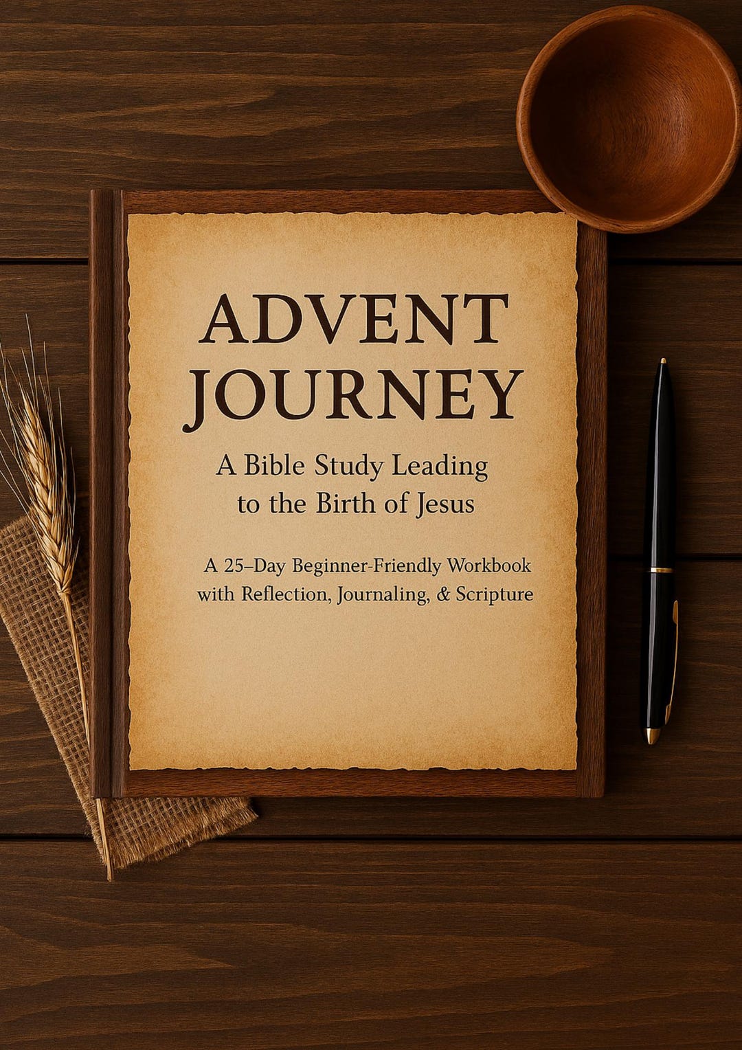 Advent Journey|25-day Bible Study Workbook| Christian Devotional ...
