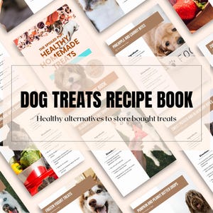 Homemade Dog Treats Recipe Book: Healthy DIY Pet Snacks (instant ...
