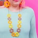 Daisy Statement Necklace - Etsy