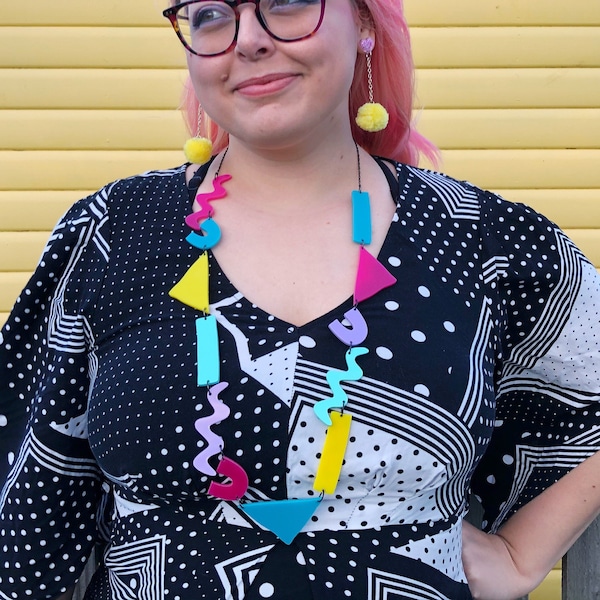 80s Necklace - Etsy