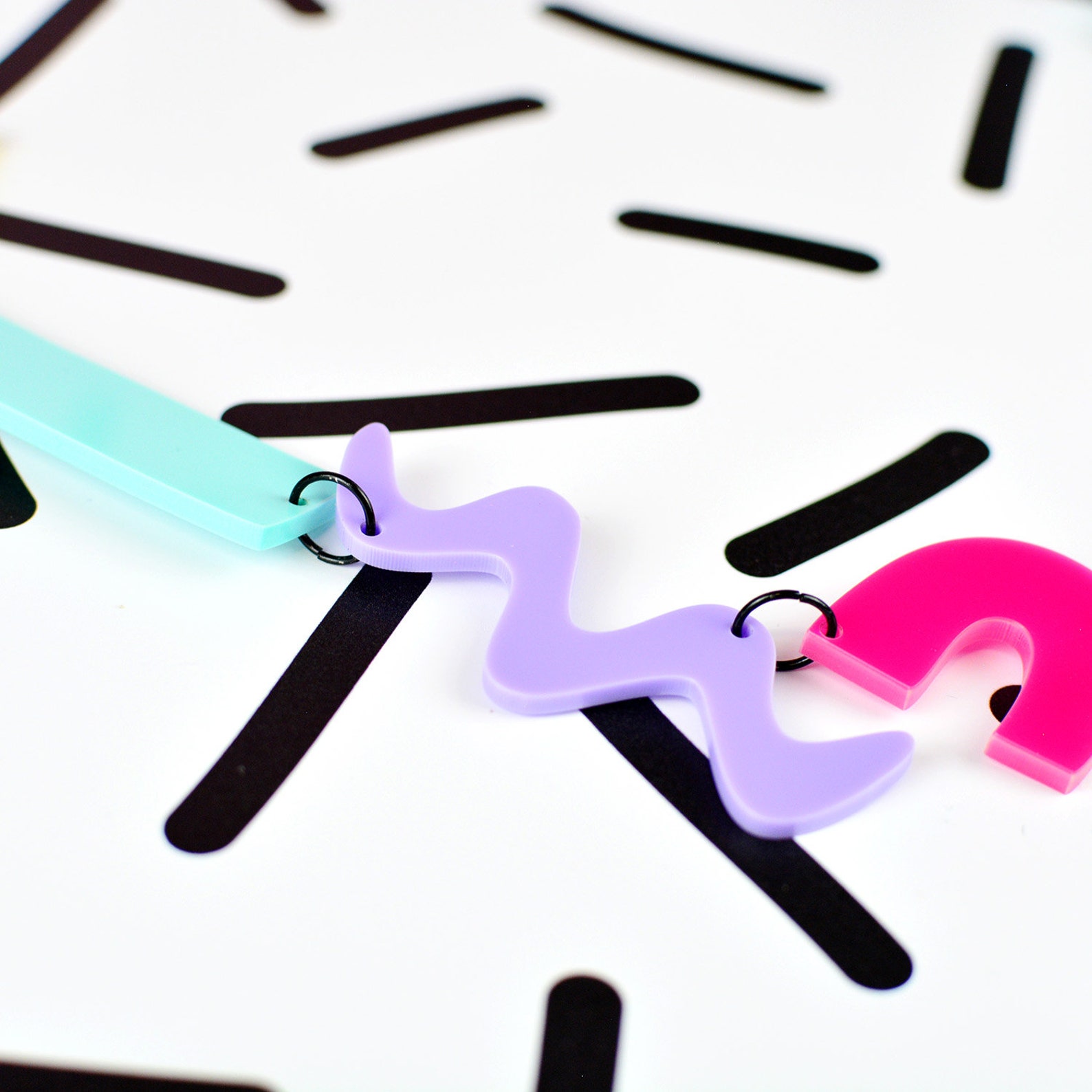 Statement 80s Inspired Chain Necklace - Etsy