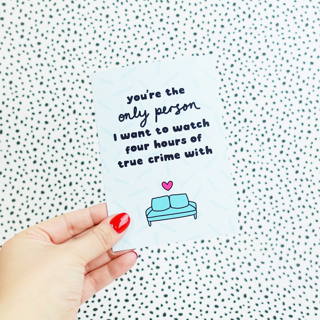True Crime Birthday Day Card - Etsy UK