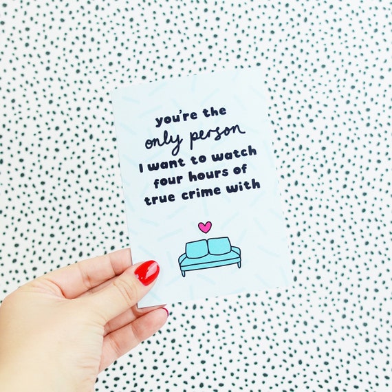 True Crime Birthday Day Card - Etsy UK