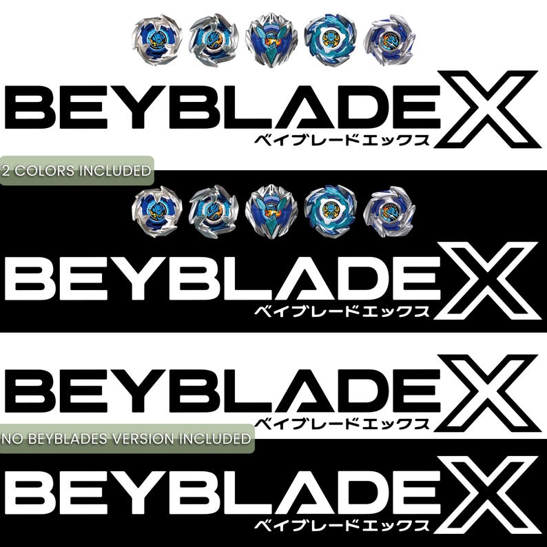 Beyblade X PNG Shirt Design • Print Ready Anime Spinner Logo (digital ...