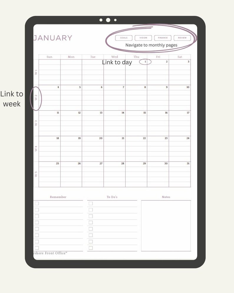 2026 Daily Digital Planner | Goodnotes & PDF Compatible | Minimalist ...