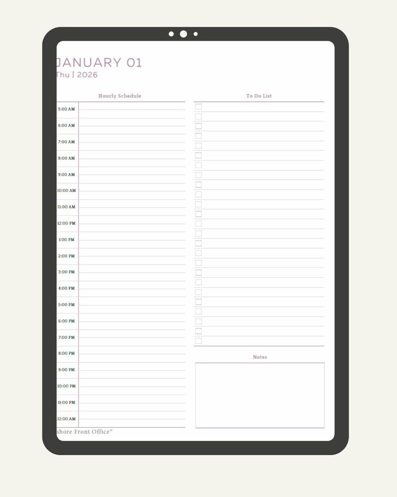 2026 Daily Digital Planner | Goodnotes & PDF Compatible | Minimalist ...