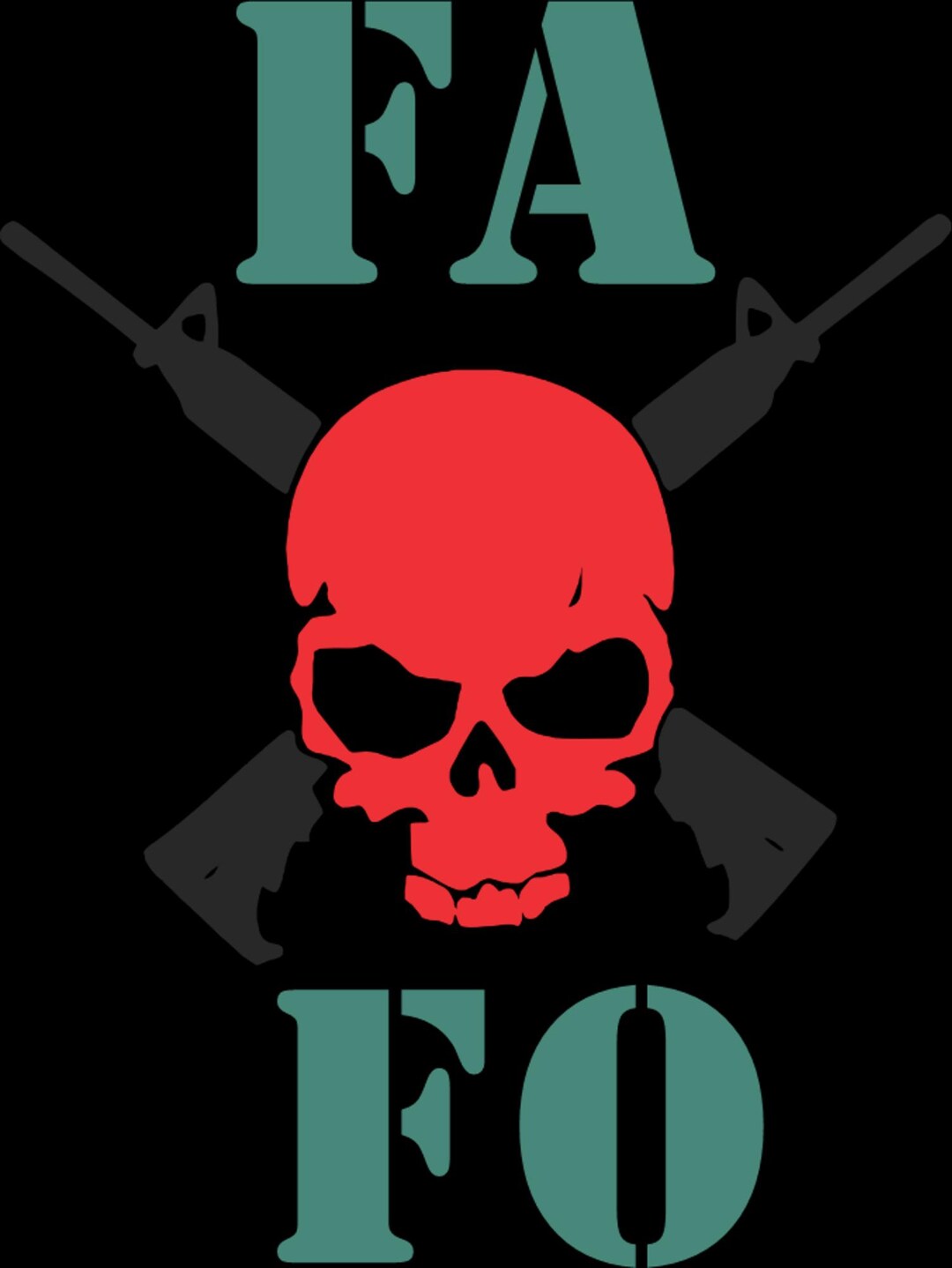 FAFO UV Permanent Sticker, Patriotic, Laptop, Water Bottle, Adventure ...