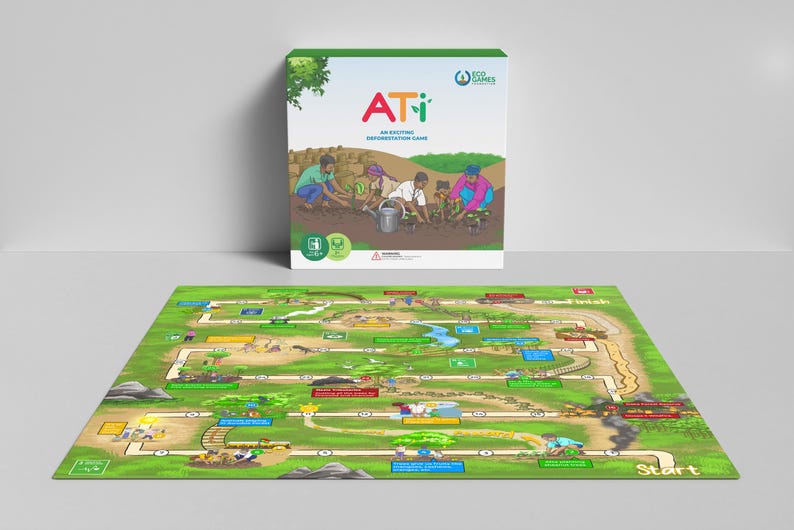 Ati Board Game: Eco-friendly Climate Change Learning - Etsy