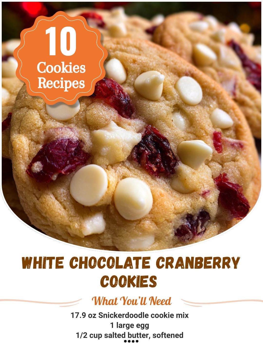 Christmas Cookie Recipes Bundle (10 Recipes) Printable PDF Holiday ...