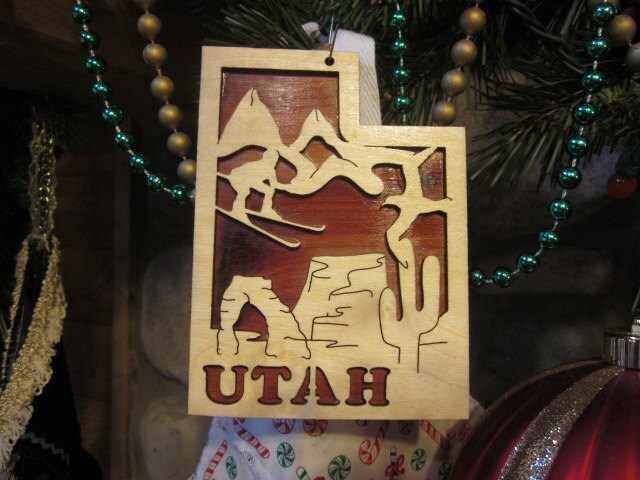 Utah Ornament - Etsy