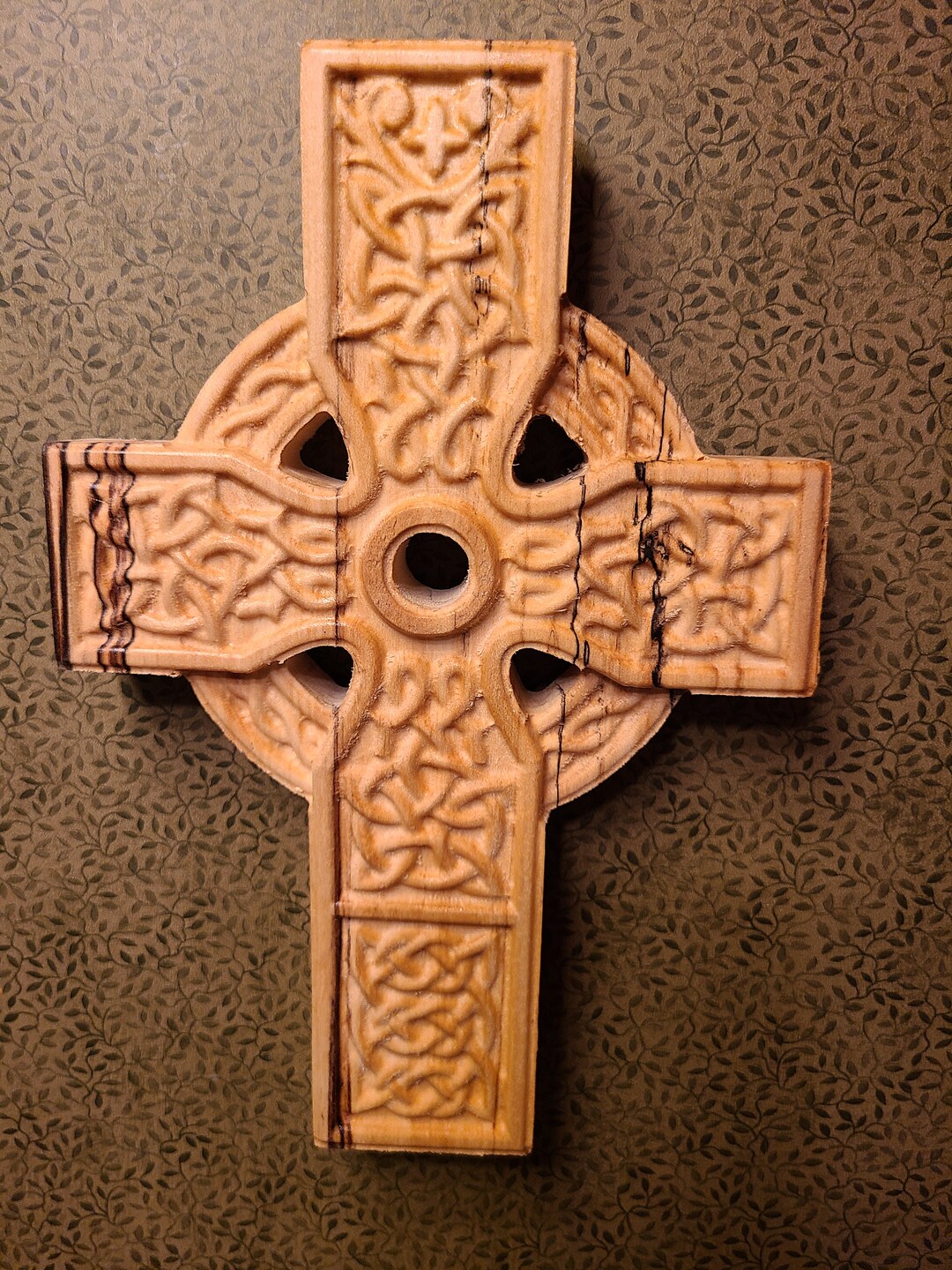 Celtic Cross - Carved - Etsy