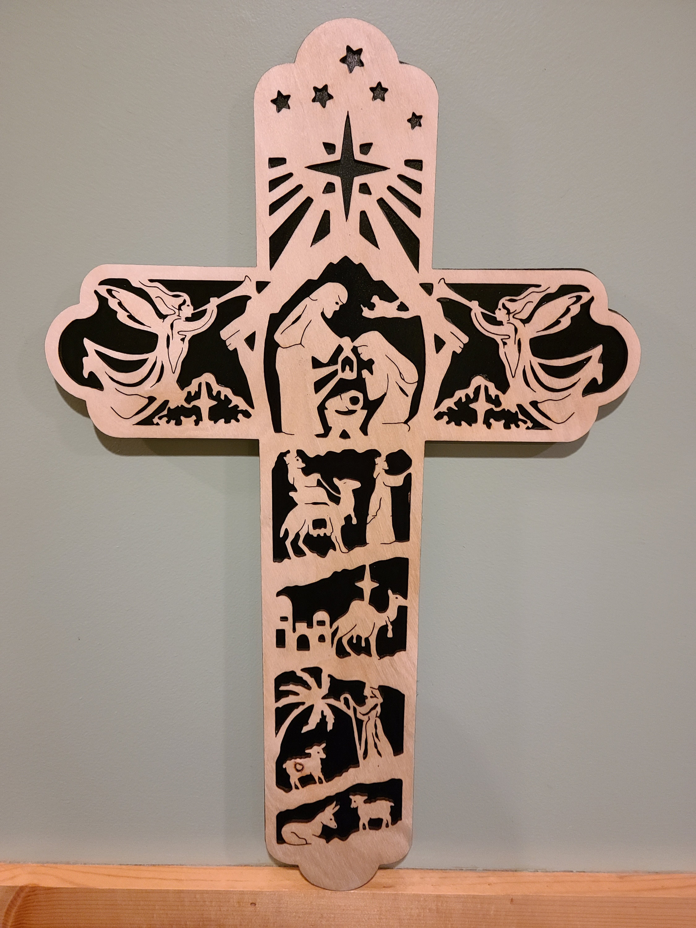 Cross Nativity Large - Etsy