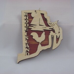 Rhode Island Ornament - Etsy