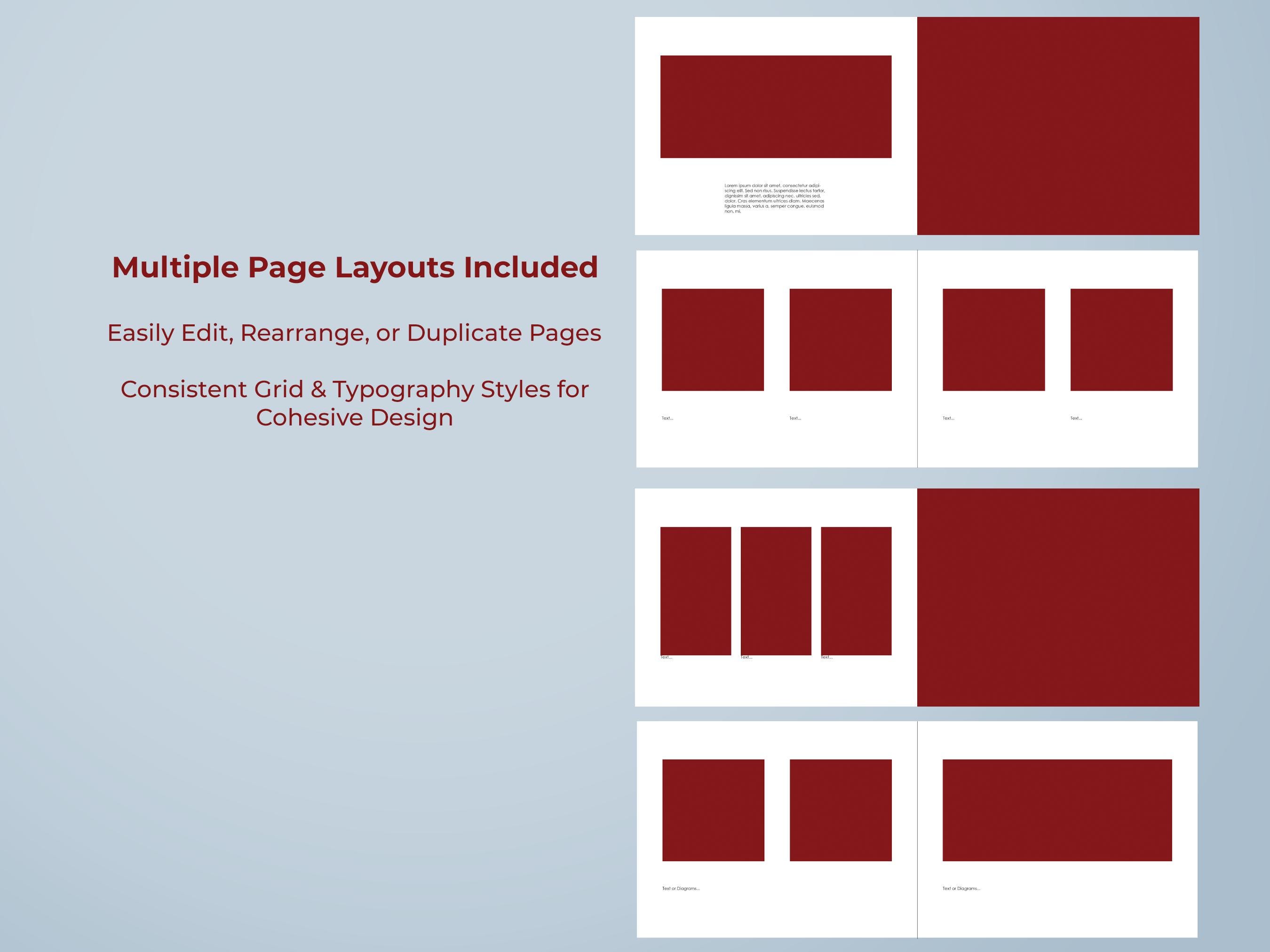 Landscape Architecture Portfolio Template Vol. II – Horizontal Layout ...