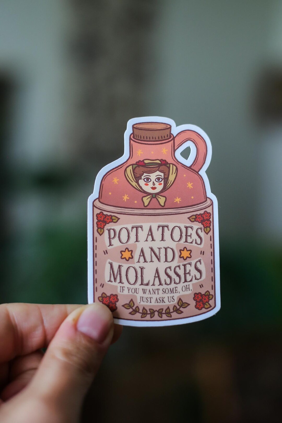 Potatoes and Molasses - Over the Garden Wall Sticker - Etsy