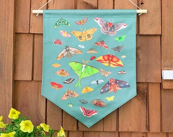 Moth Banner - Etsy