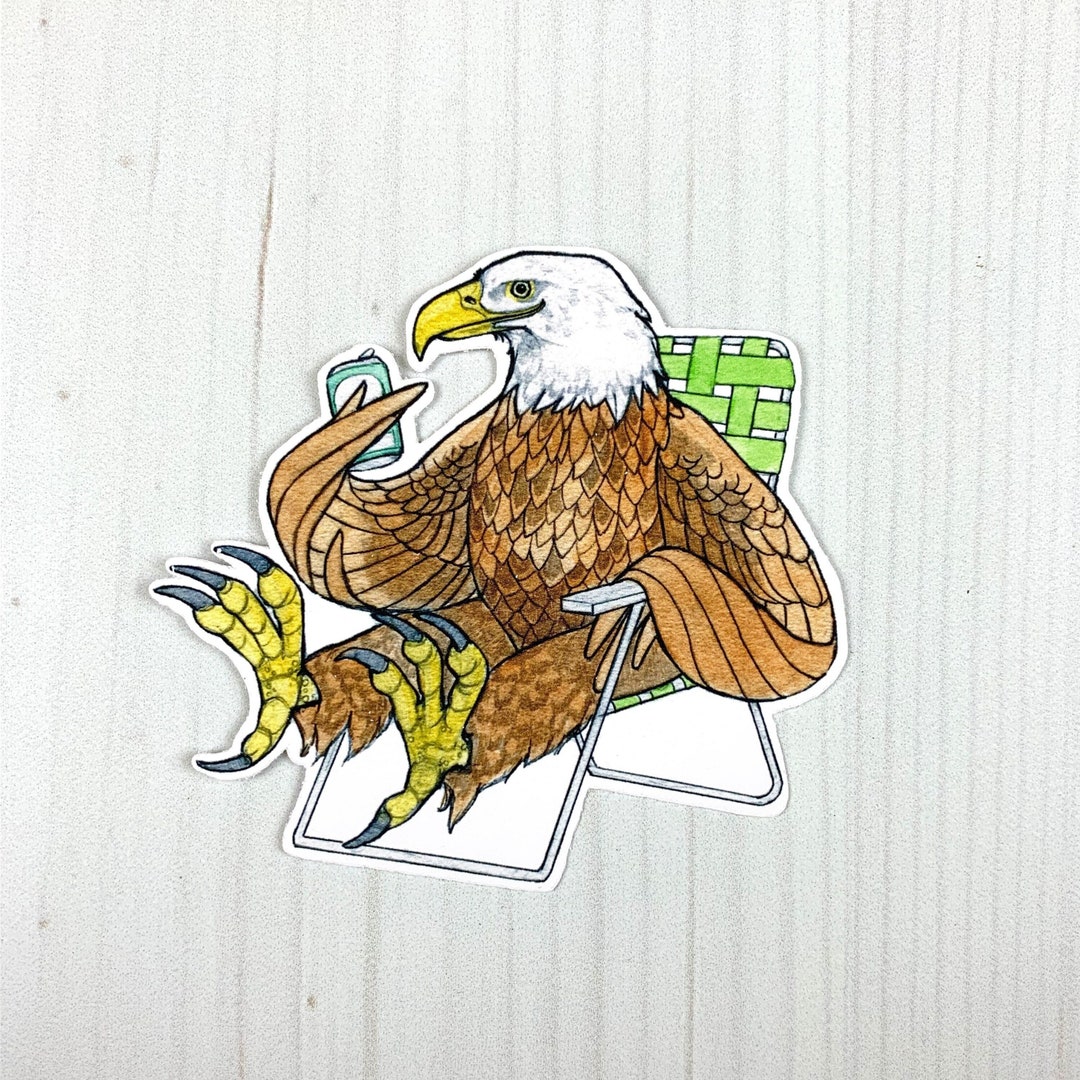 Eagle Tailgate Vinyl Sticker - Etsy