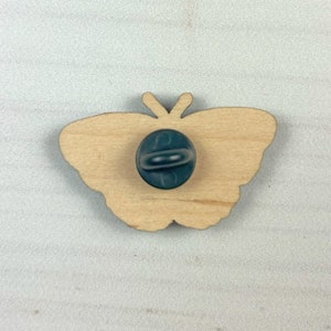 Common Buckeye - 1.5" Illustrated Wooden Pin - Etsy