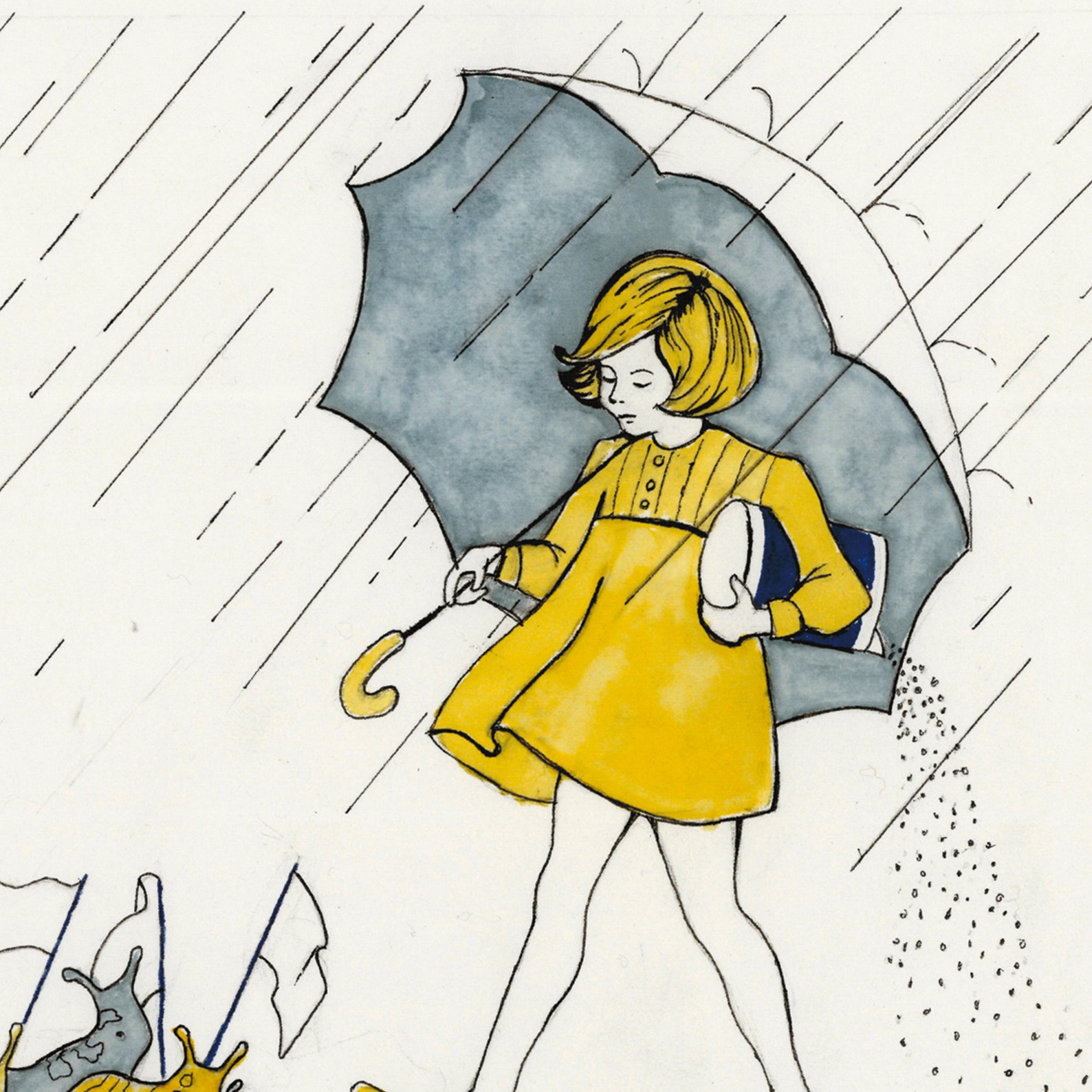 Salt Girl Mini Archival Print - Etsy