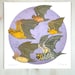 Starry Bats North American Native Bats Archival Print - Etsy