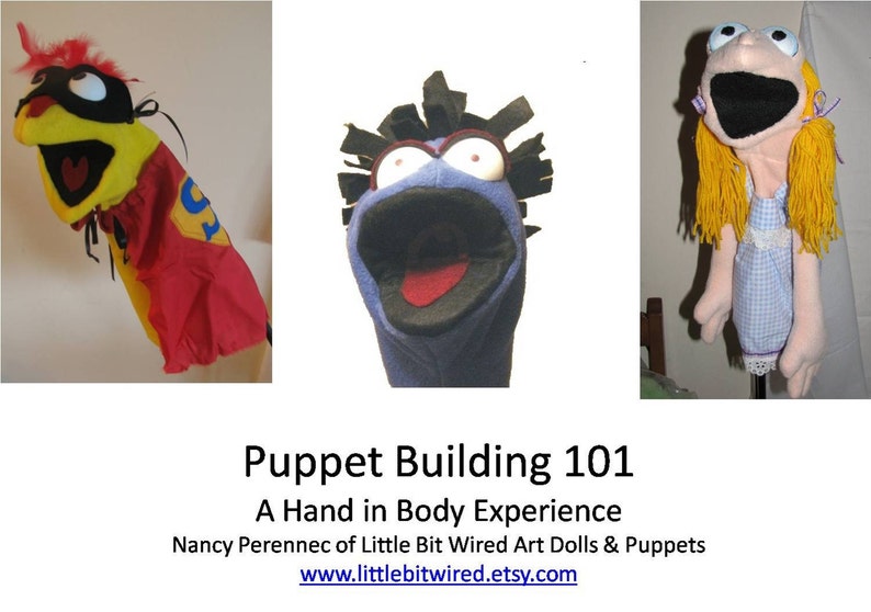 Muppet Like Puppet Pattern Make Your Own With This PDF Tutorial Pattern ...