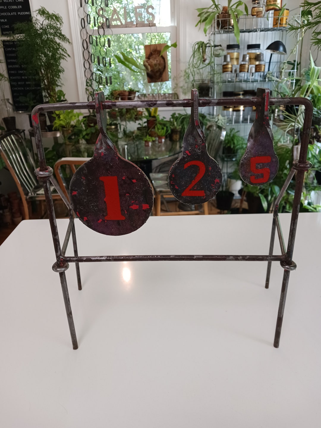 Vintage Metal Target Shooting, Vintage Carnival Target, Vintage Iron ...