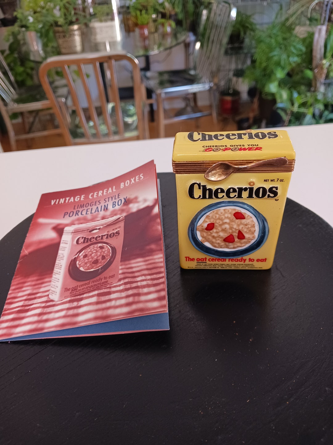 Vintage Cheerios Trinket Box, Vintage Limoges Style Cheerios Box, Vintage Franklin Mint Limited ...