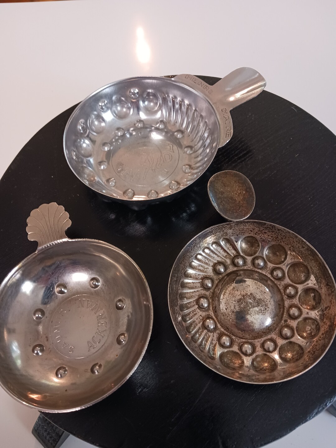 Trio of Vintage French Wine Tasting Cups Vintage Sommelier - Etsy