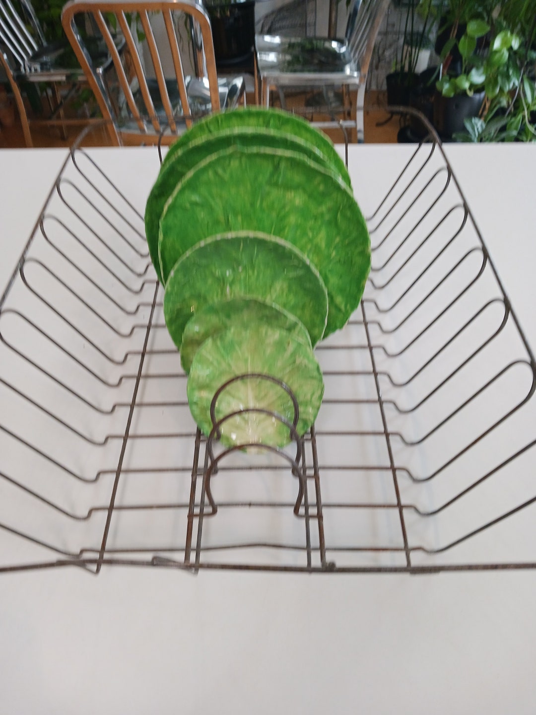 Vintage Dish Rack, Vintage Draining Rack, Vintage Kitchen Rack, Vintage ...