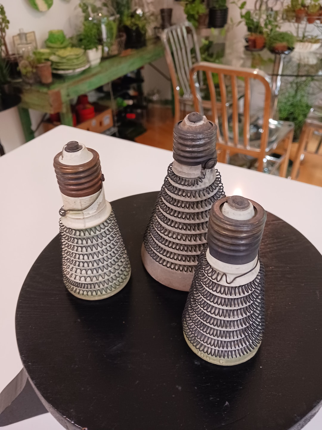 3 Vintage Heating Elements, Vintage Insulators, Vintage Ceramic Heating ...