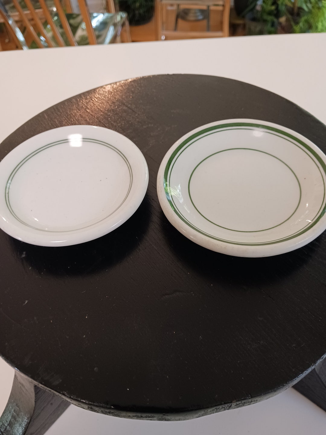 Two Vintage Ironstone Butter Pats, Ironstone Butter Plates, Vintage ...