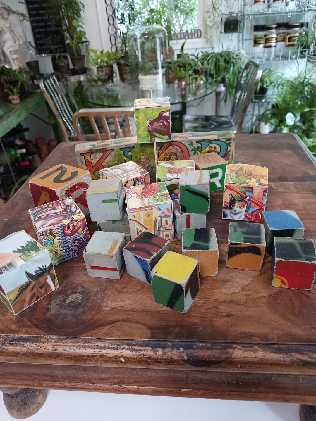 Vintage Toy Blocks, Vintage Wood Blocks, Vintage Blocks, Vintage Toys ...