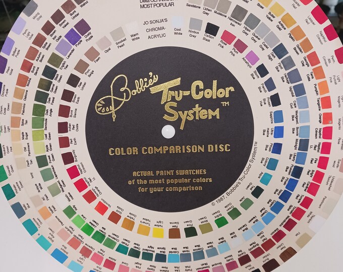 Vintage Paint Color Wheel, Vintage Paint Wheel, Vintage Artist Paint ...