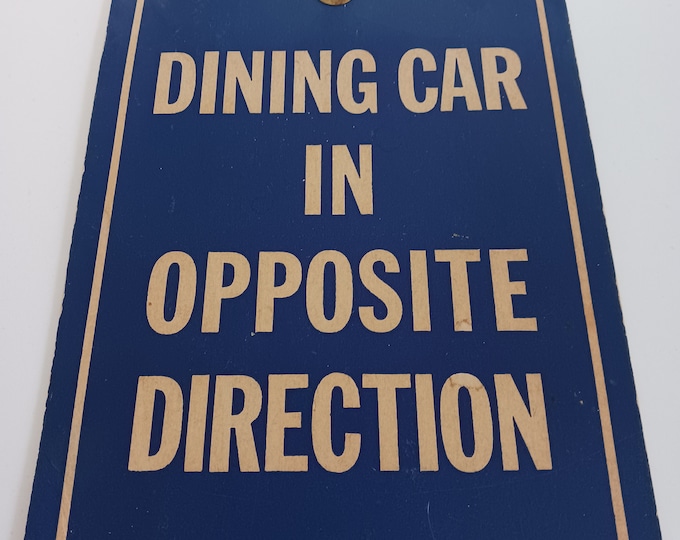 Vintage Train Sign, Vintage Pullman Co Sign, Vintage Cardboard Sign ...