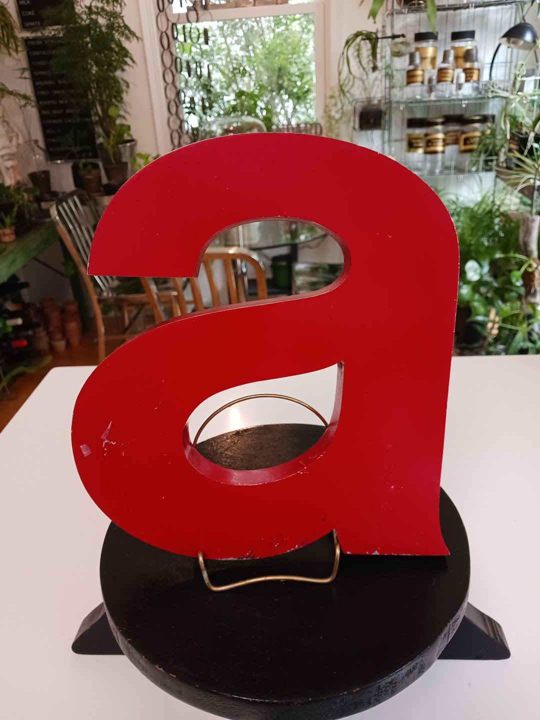 Vintage Marquee Letter, Vintage Metal Letter, Vintage Large Letter ...