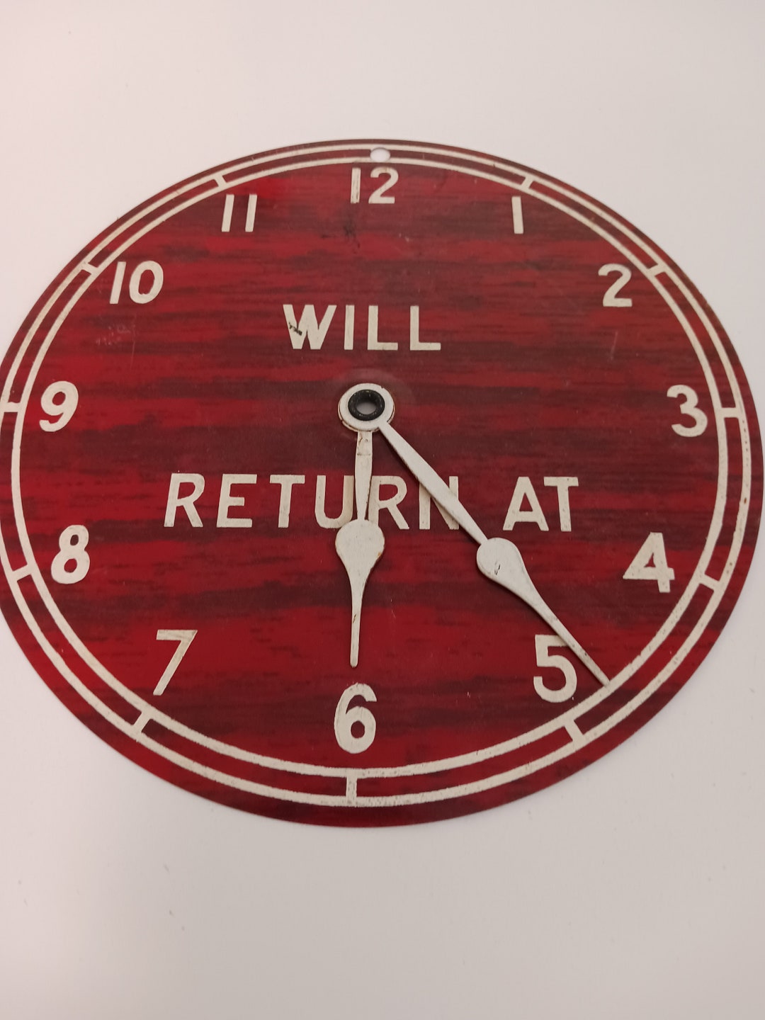 Vintage Metal Store Sign Vintage Return Sign Vintage Clock - Etsy