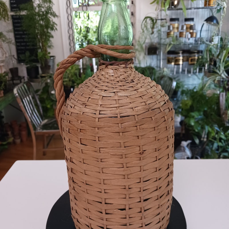 Wicker Demijohn - Etsy