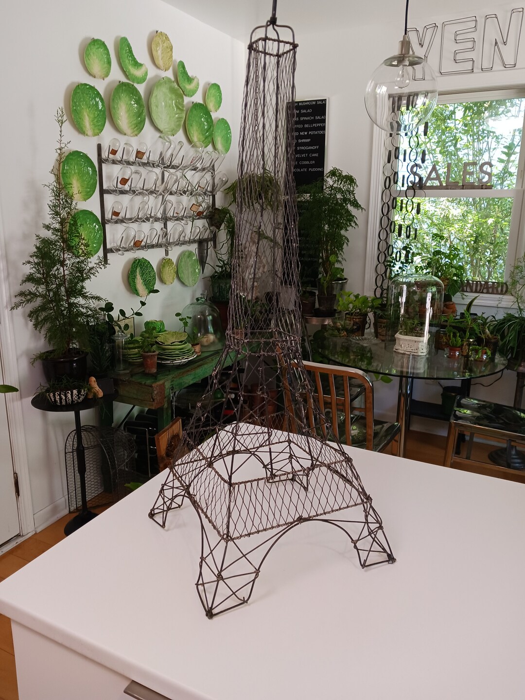 Vintage Wire Eiffel Tower, Vintage Wire Work, Vintage Wire Sculpture ...