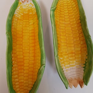 Vintage Corn Trays, Vintage Corn Dish, Vintage Corn on the Cob, Vintage ...