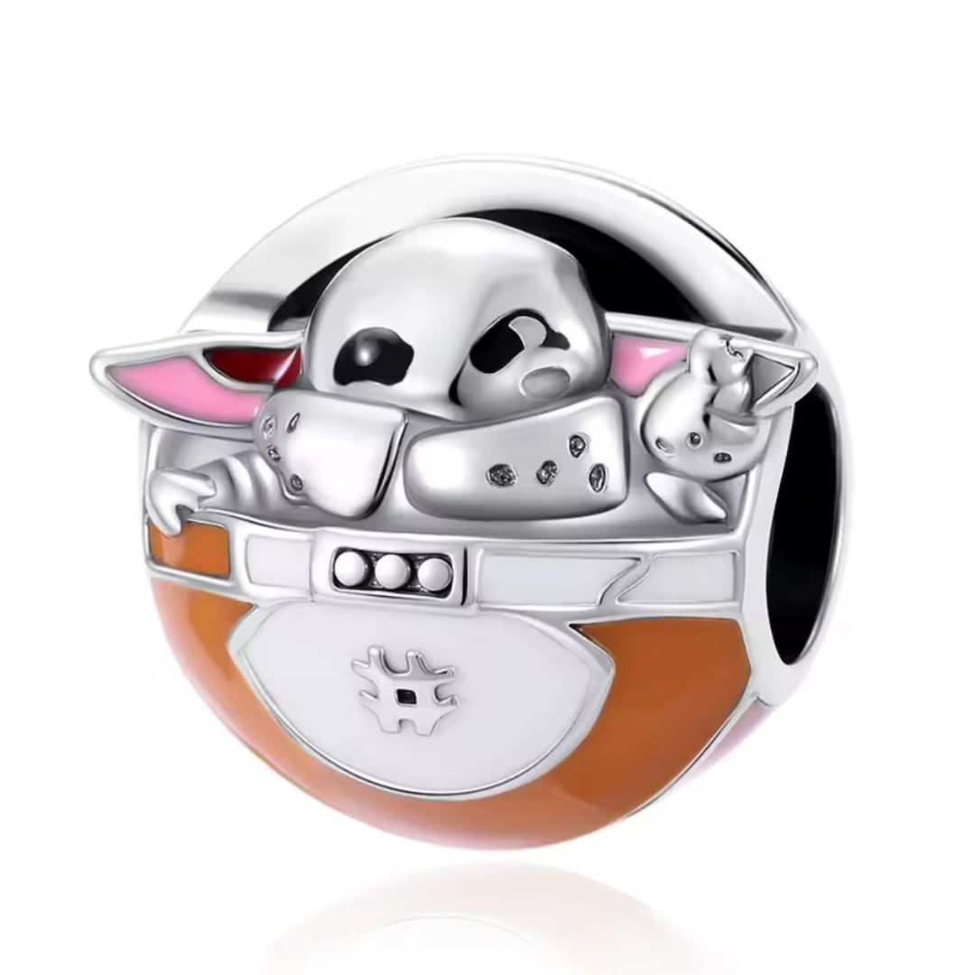 NWOT Star Wars Grogu in His Flying Cradle Charm Sterling Silver 925 - Etsy