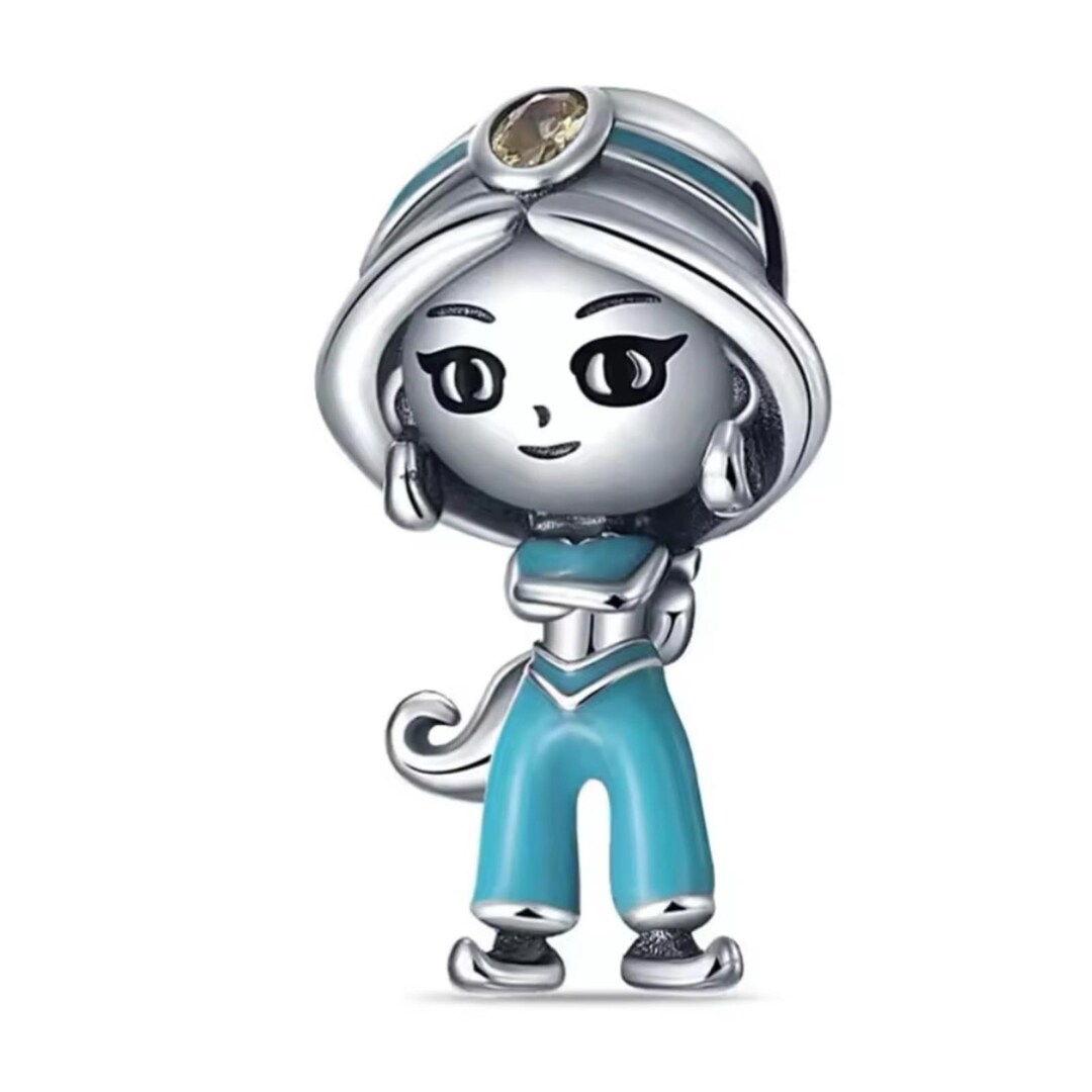 NWOT Aladdin Princess Jasmine Charm Sterling Silver 925 - Etsy