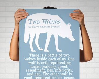 Wolf You Feed Quote - Etsy
