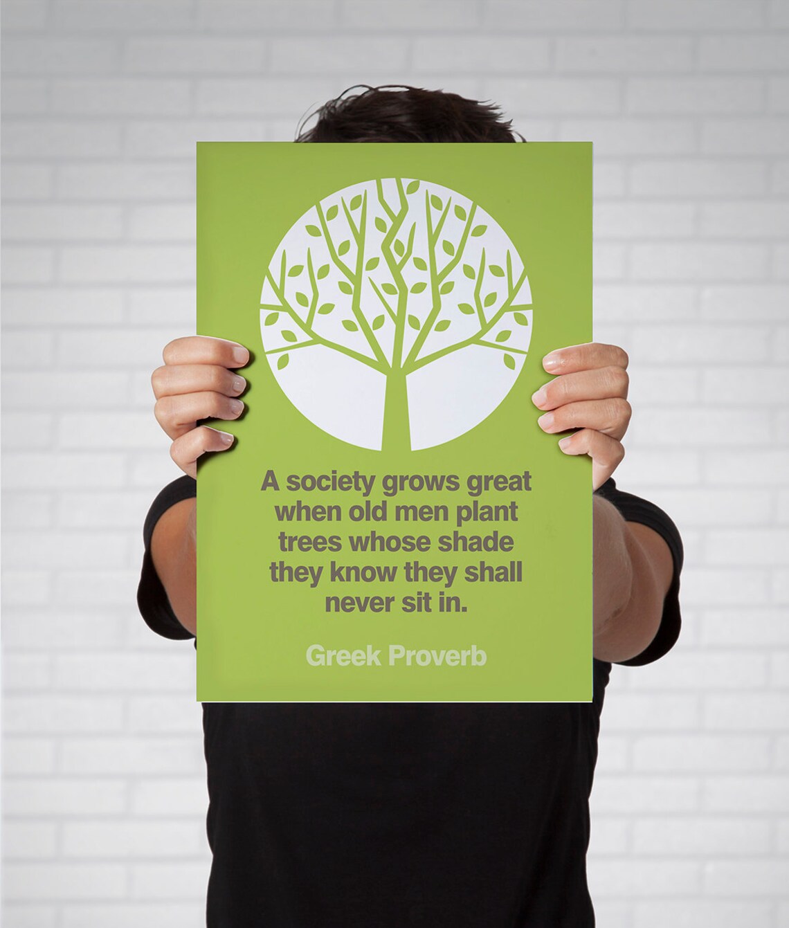 Greek Proverb Plant Trees Wisdom Quote Print Or | Etsy