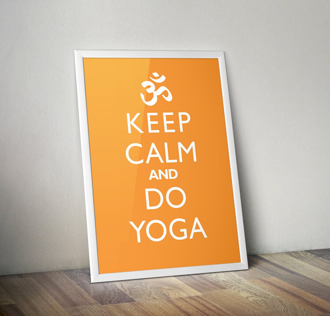 Stay Zen With Yoga - Motivational Poster Print for Fitness and ...