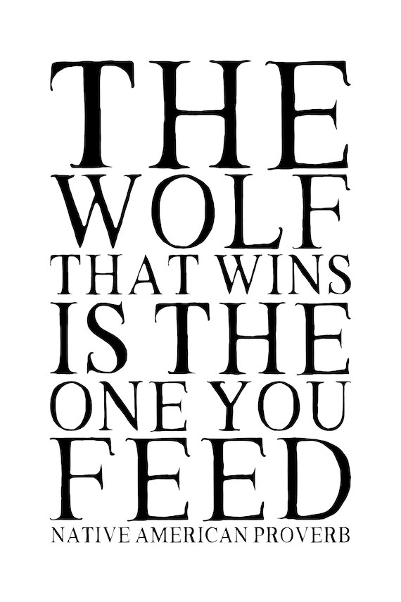 Native American Wolf Proverbs