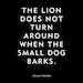 African Proverb "the Lion" Unframed Print or Poster - Etsy